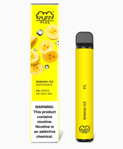 Puff Plus Banana Ice Disposable Vape - Puffholic