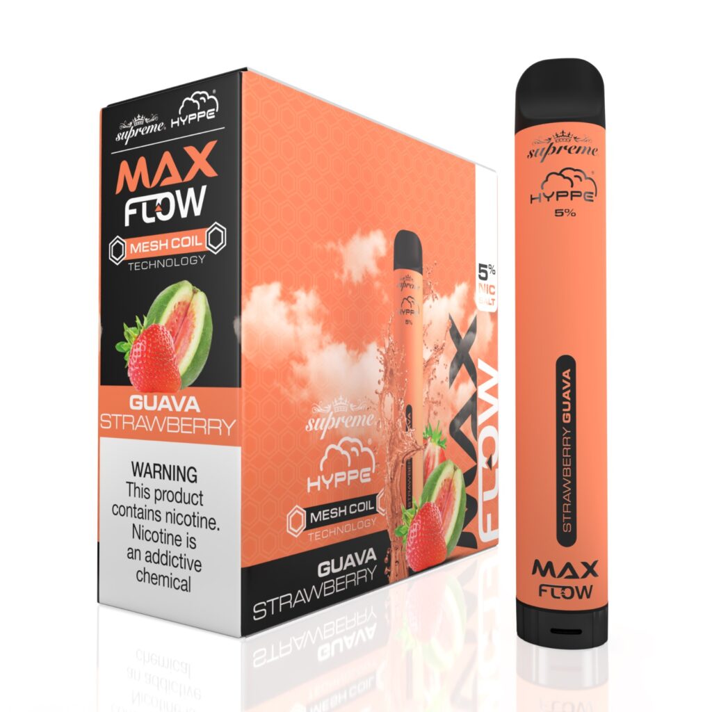 Hyppe Max Flow Guava Strawberry Disposable Vape - Puffholic Vape