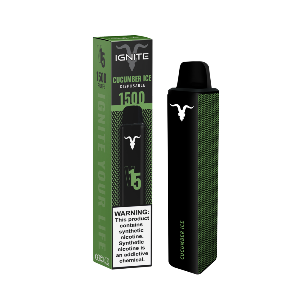 Ignite V15 Cucumber Ice Disposable Vape - Puffholic Vape