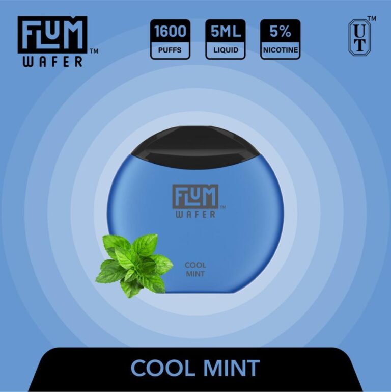 Flum Wafer Cool Mint Disposable Vape - Puffholic Vape