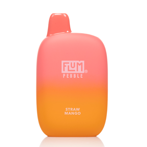 Flum Pebble Straw Mango Disposable Vape - Puffholic Vape